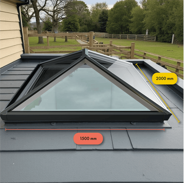 1500 x 2000mm Roof Lantern – Large & Energy-Efficient – Rooflights ...